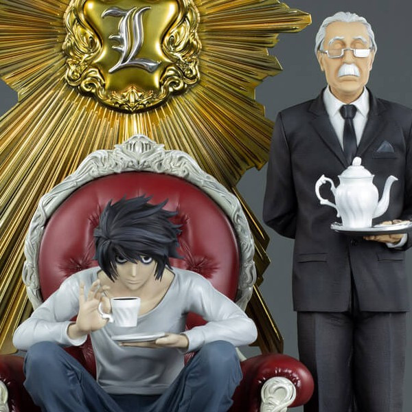 Death Note - Statue L & Watari Diorama