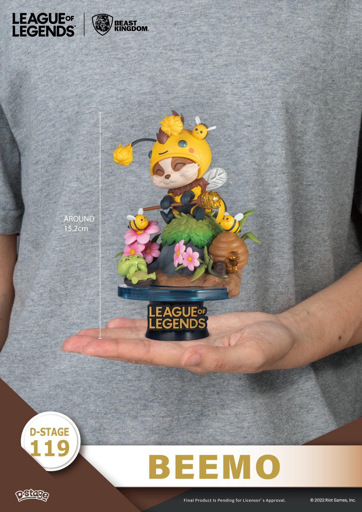 League Of Legends - Figurines Beemo & BZZZiggs D-Stage Set