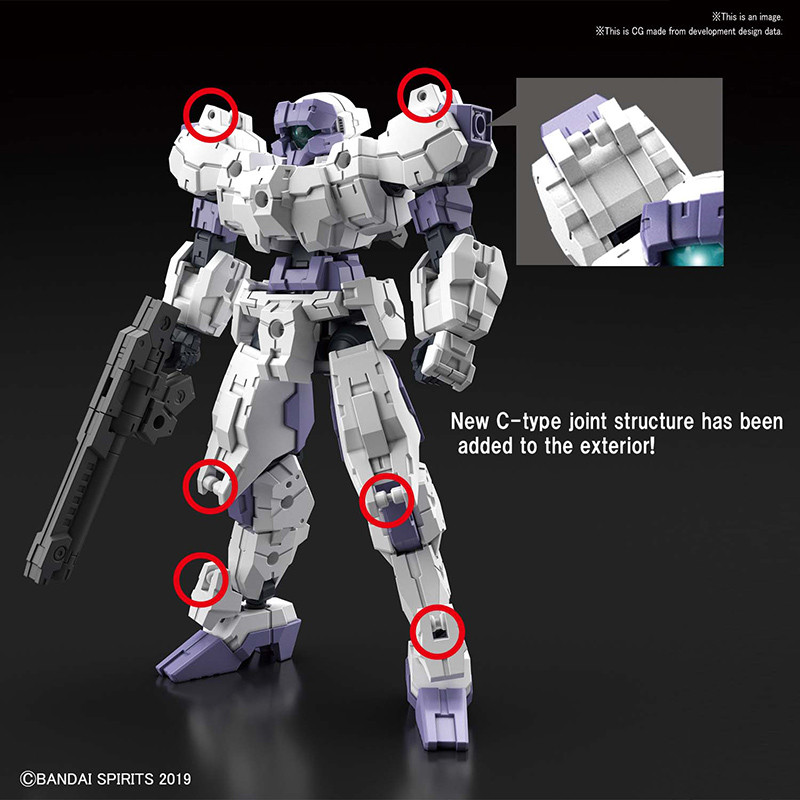 3MM - Maquette EEXM-21 Rabiot White - Gundam - 1/144 Model Kit