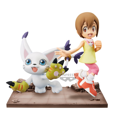 copy of Digimon Adventure - Figurine Hikari Yagami & Tailmon DXF ...