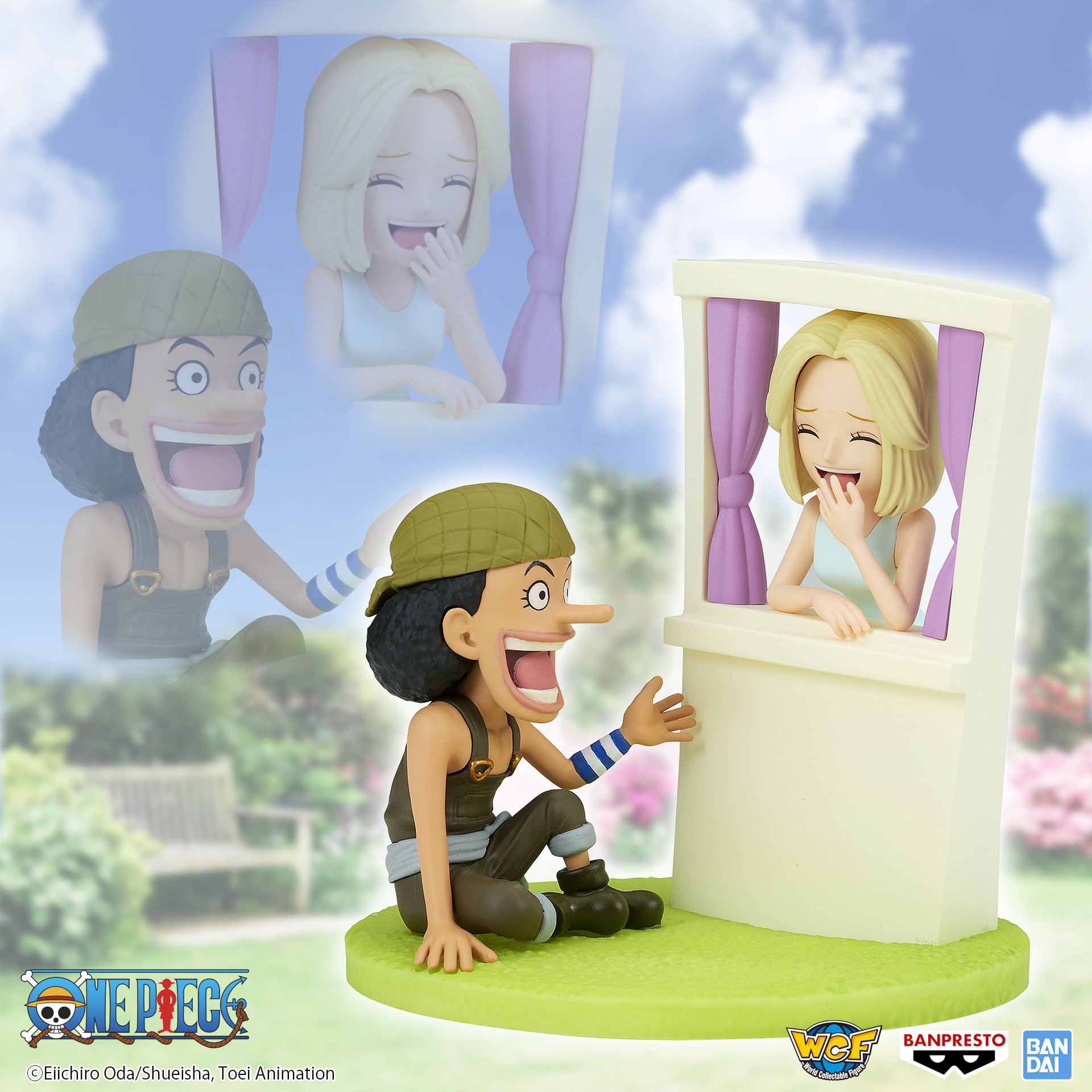 Figurine Usopp & Kaya - One Piece - WCF Log Stories