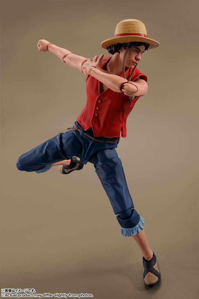Figurine Monkey D Luffy - One Piece Netflix - S.H Figuarts