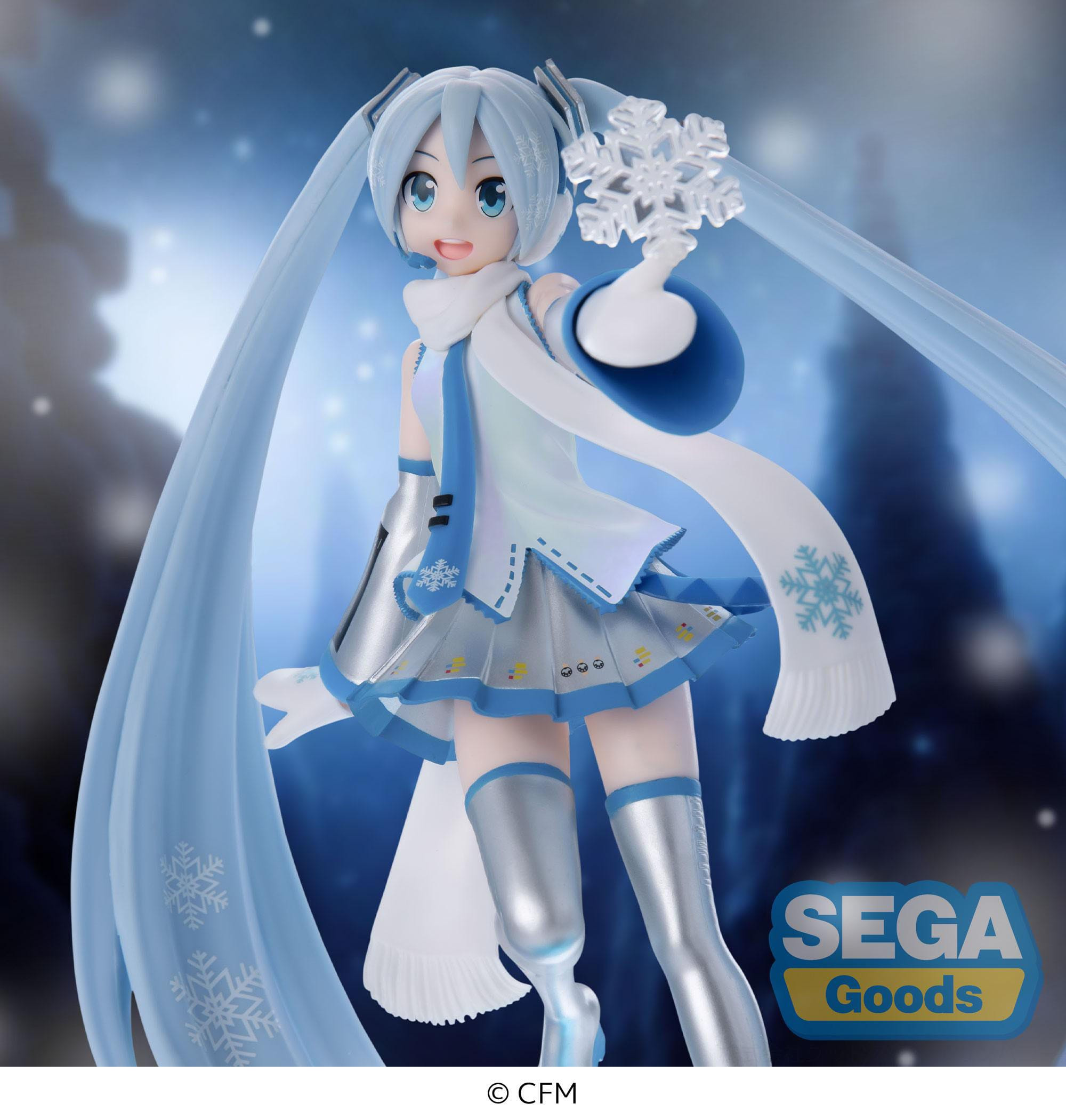 Figurine Hatsune Miku - Vocaloid - Snow Sky Town Ver. Luminasta