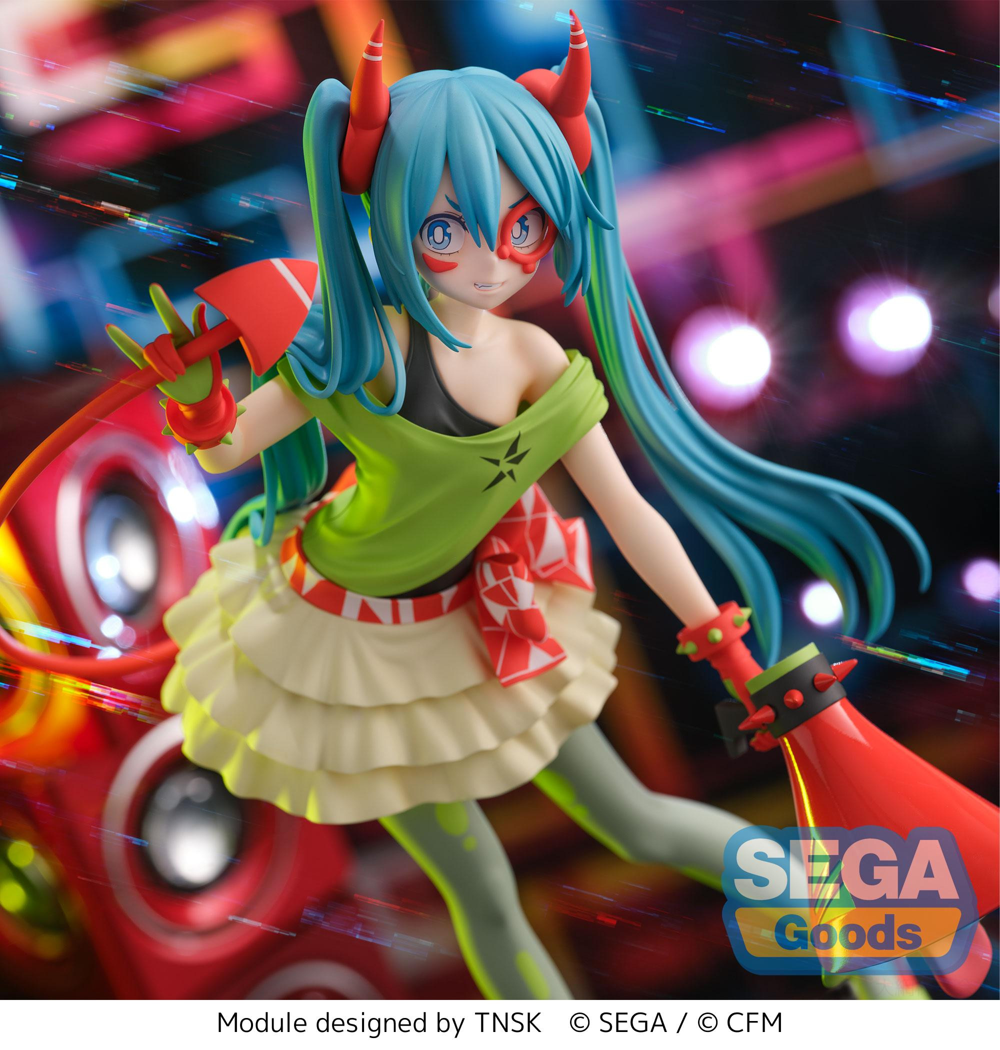 Vocaloid - Figurine Hatsune Miku FiGURiZM Alpha De:Monstar T.R.