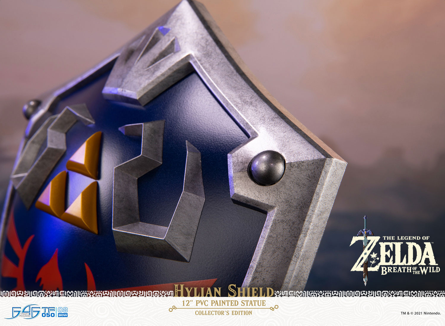The Legend Of Zelda Breath Of The Wild - Statue Hylian Shield (bouclier) Collector's Edition ...